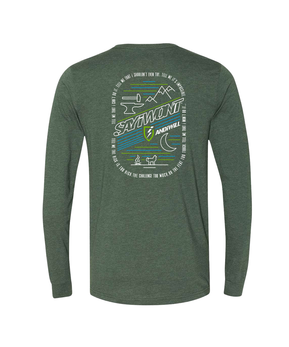 WiLD Creed Long Sleeve - Heather Forest – SAYiWONT